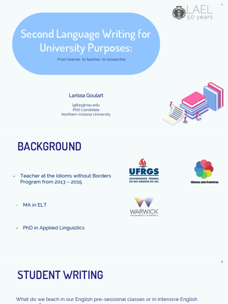 Second Language Writing Analysis for Academia | PDF | Clause | Verb