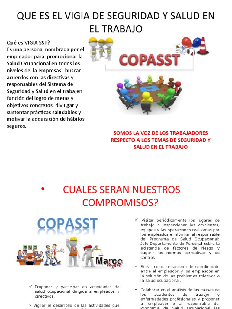 Funciones del Vigía en SST | PDF | Seguridad y salud ocupacional ...