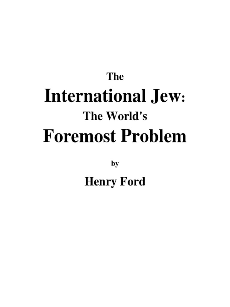 Ford ABRIDGED NEW International-Jew | PDF | Jews | Copyright