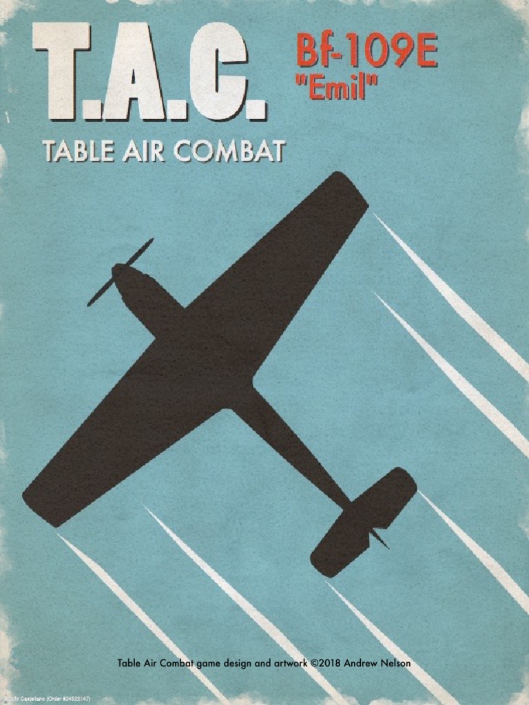 Table Air Combat Game Design and Artwork ©2018 Andrew Nelson | PDF ...