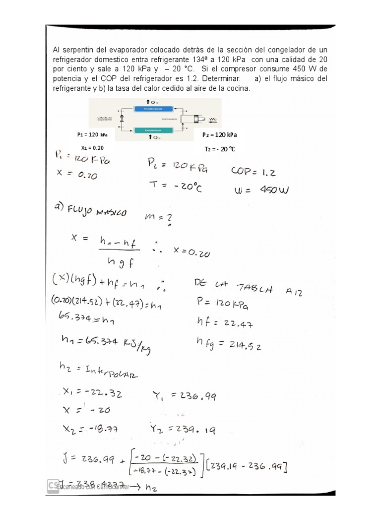 Ejemplo Maquinas Termicas | PDF | Cocina, comidas y vino | Ciencia y ...