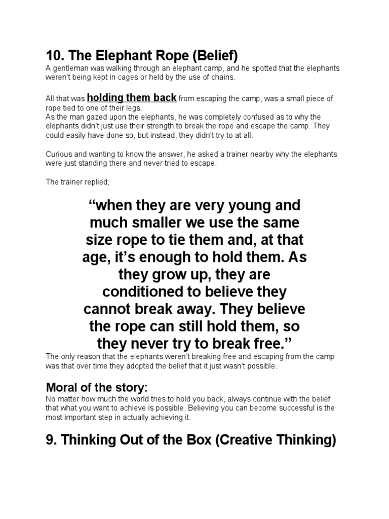 10 Inspirational Stories | PDF