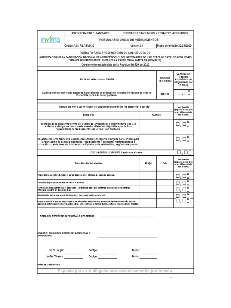 Formulario Invima | PDF | Medicamentos con receta | Business
