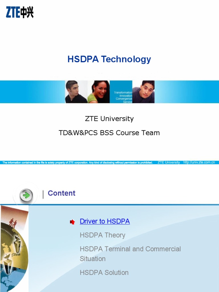 HSDPA Technology | PDF | High Speed Packet Access | Telecommunications