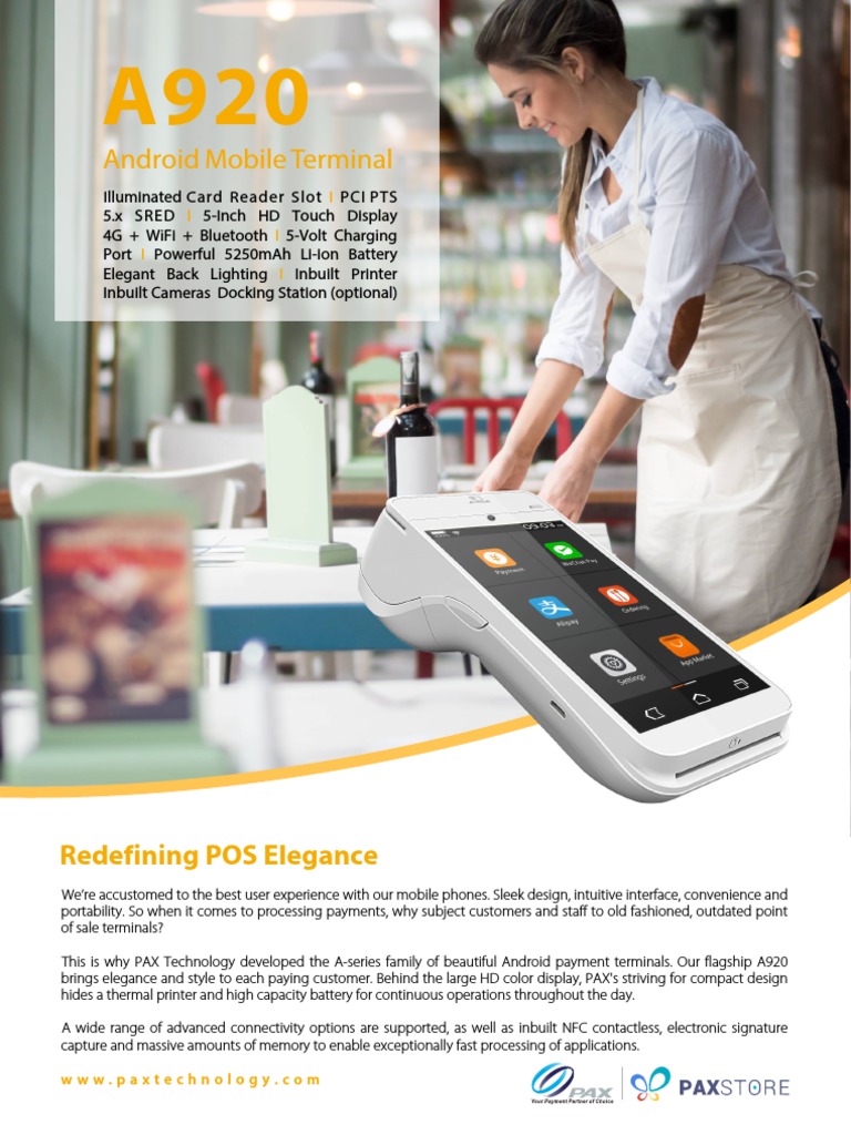 Android Mobile Terminal: Redefining POS Elegance | PDF | Touchscreen | Android (Operating System)