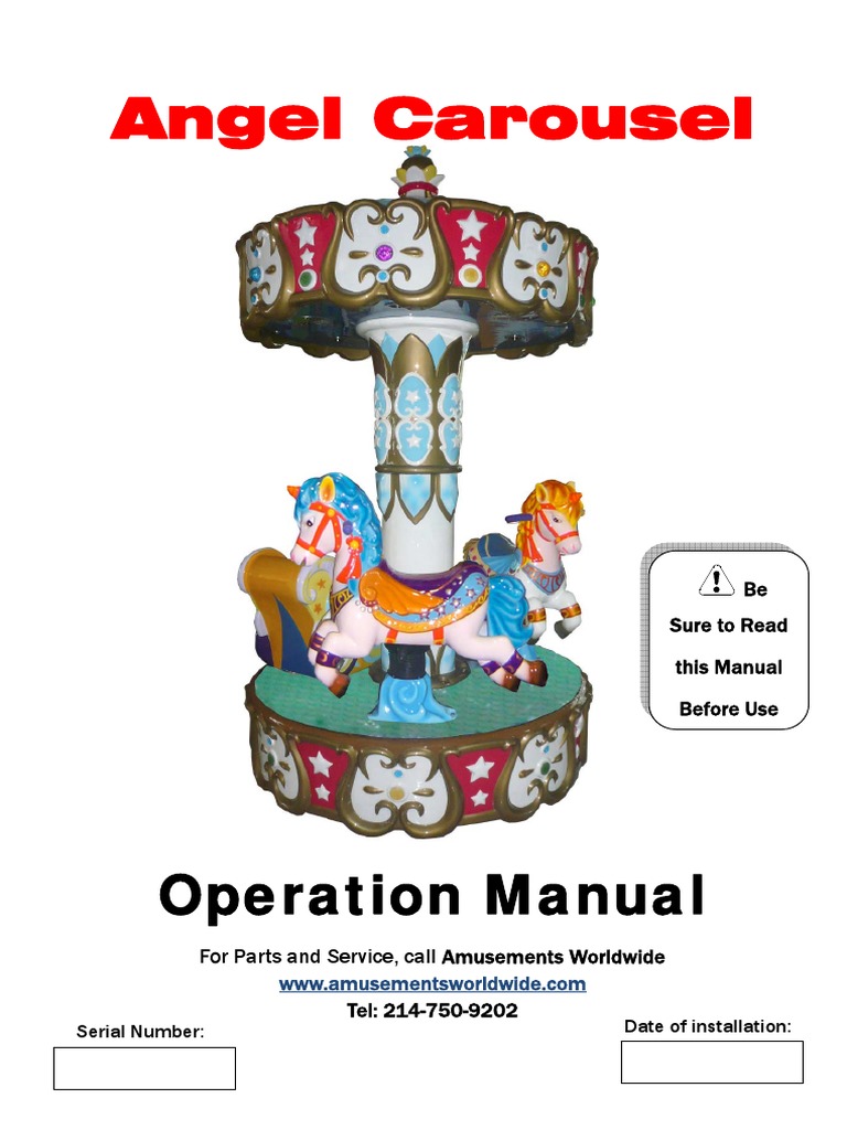 Angel Carousel: Operation Manual | PDF | Ac Power Plugs And Sockets ...