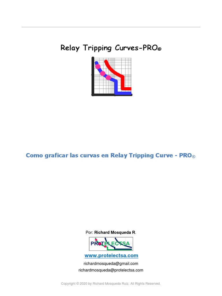 Como Graficar Las Curvas en Relay Tripping Curve - PRO© | PDF | Curva ...