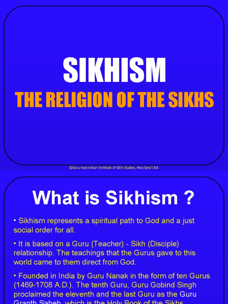 Introduction To Sikhism - The Religion of The Sikhs | PDF | Guru | Nāstika