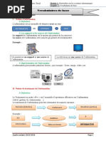 Tronc Commun Module 1: Fiche Pédagogique & Cours | PDF | Informatique | Application