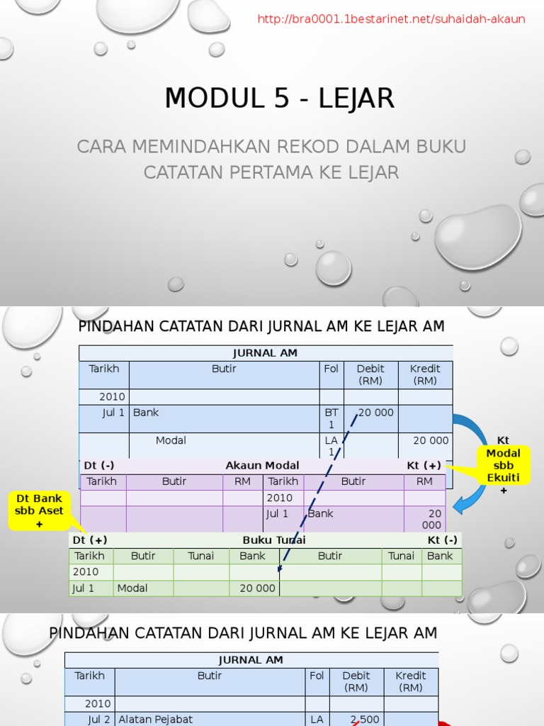 MODUL 5 - LEJAR (Pindahan BCP Ke Lejar) | PDF