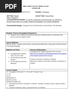 Beginning Spanish Fashion Show Project | PDF | Nature