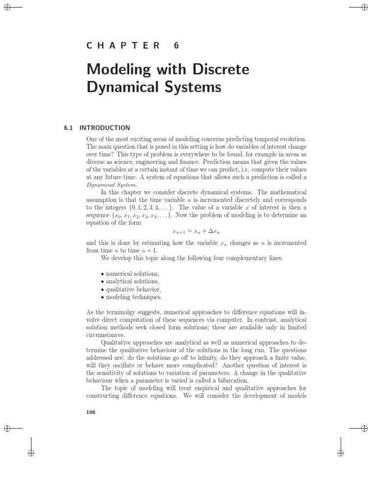 Modeling With Discrete Dynamical Systems | PDF | Recurrence Relation ...