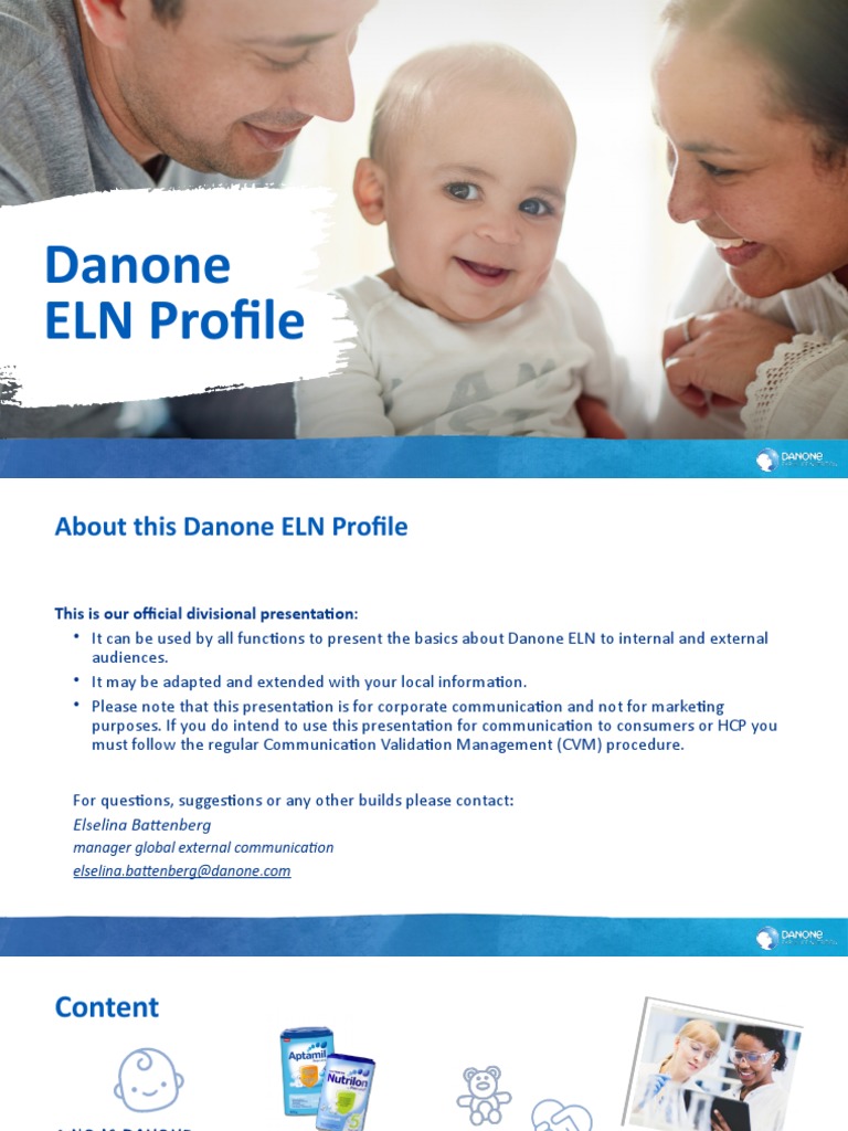 Danone ELN: Early Life Nutrition Overview | PDF | Breastfeeding ...