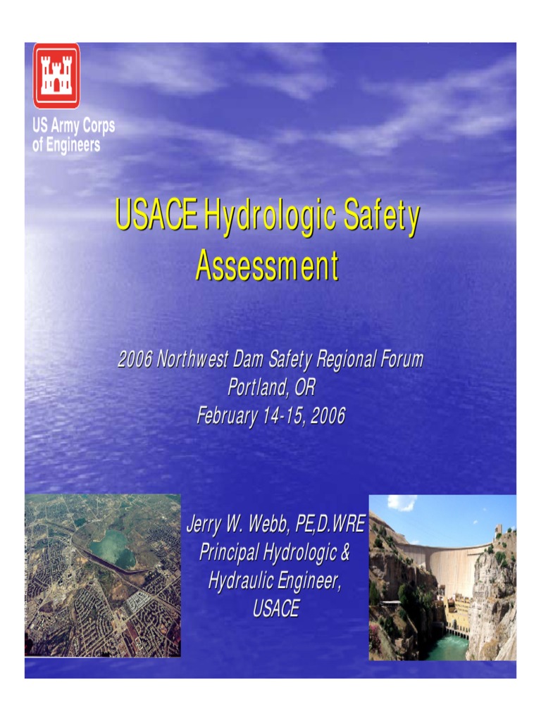 USACE Hydrologic Assessment | Download Free PDF | Spillway | Flood