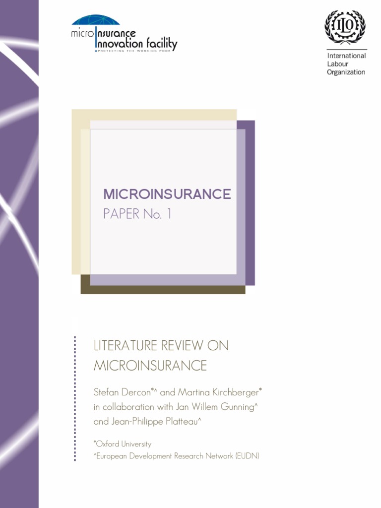 Micro Insurance PDF | PDF | Insurance | Risk
