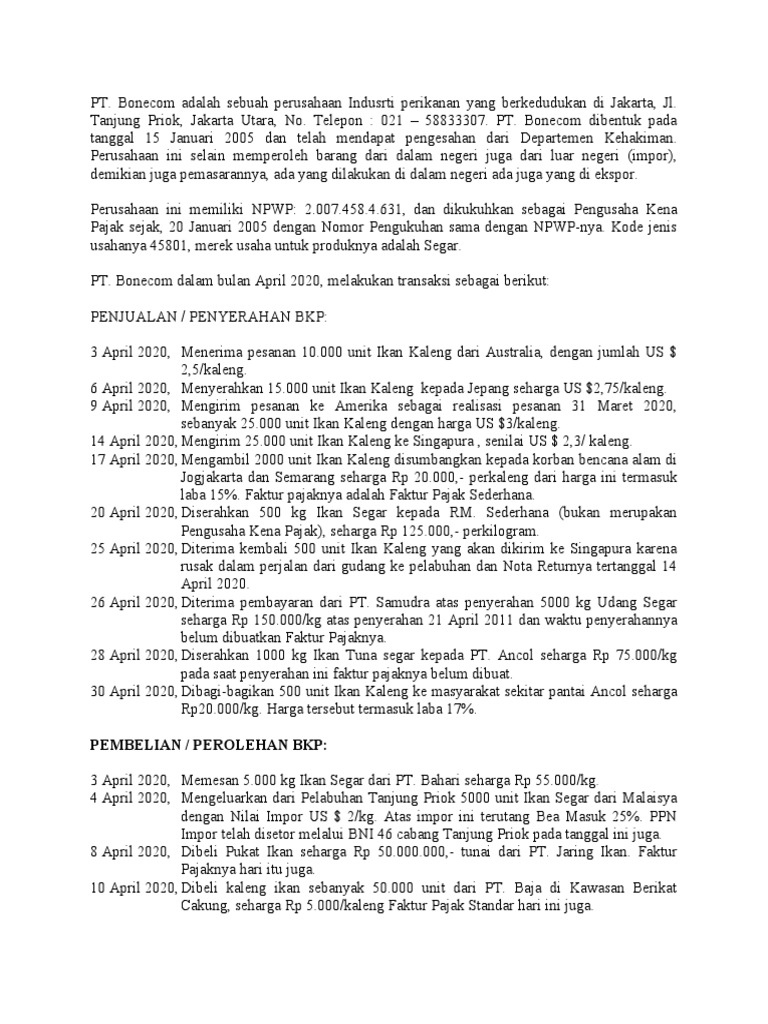 Kasus PPN Kuliah Online | PDF