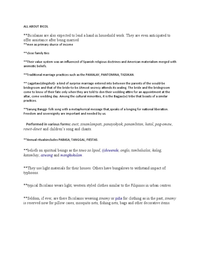 Awit, Sinamlampati, Panayokyok, Panambitan, Hatol, Pag-Omaw, Rawit ...