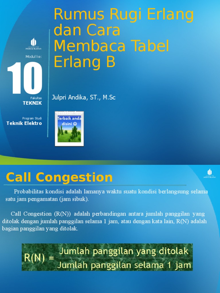 10 Rumus Rugi Erlang Dan Cara | PDF