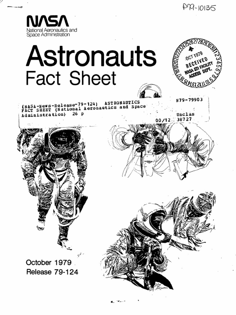 Astronauts Fact Sheet | PDF | Apollo Program | Project Gemini