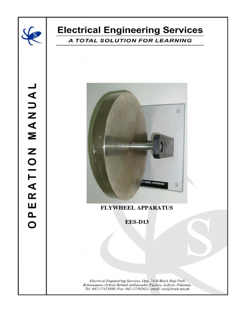 Flywheel Apparatus | PDF | Potential Energy | Kinetic Energy