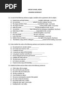 Tenses Do As Directed Sample | PDF | Grammatical Tense | Grammar