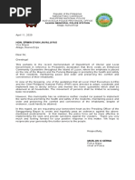 Letter For Courtesy Call (City Mayor) | PDF | Social Science | Cooking ...