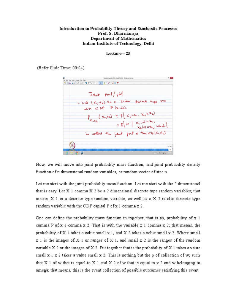 Probability Theory | PDF | Probability Distribution | Random Variable