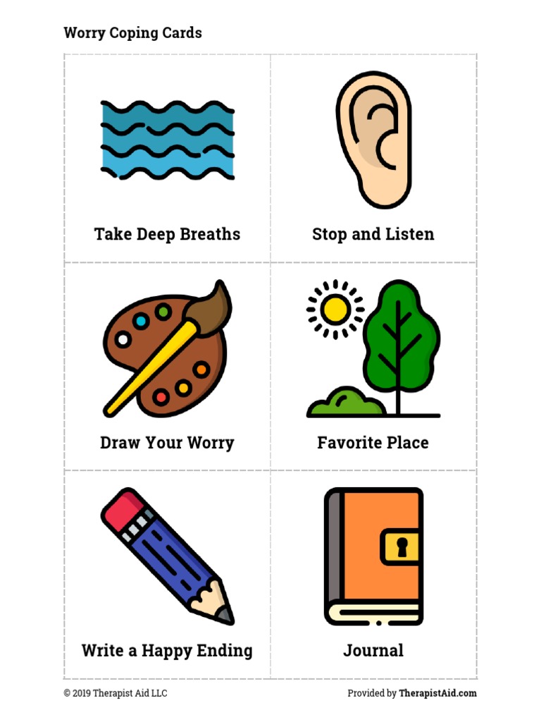 Worry Coping Cards PDF | PDF