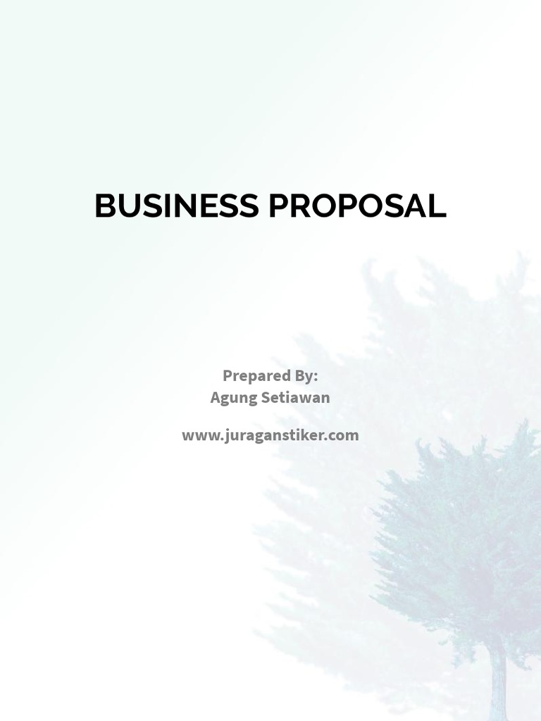 Business Proposal Template Guide | PDF | Economies | Business