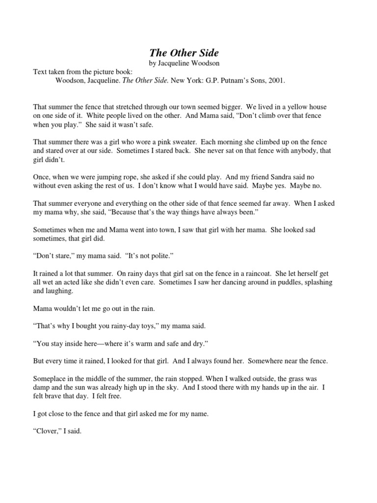 The Other Side PDF | PDF