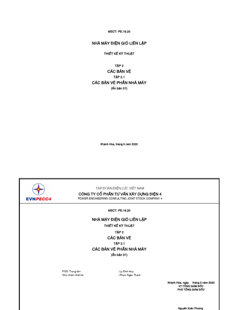 Tap 2.1 Cac Ban Ve Phan Nha May - Lien Lap - Xay Dung - 06052020 PDF | PDF