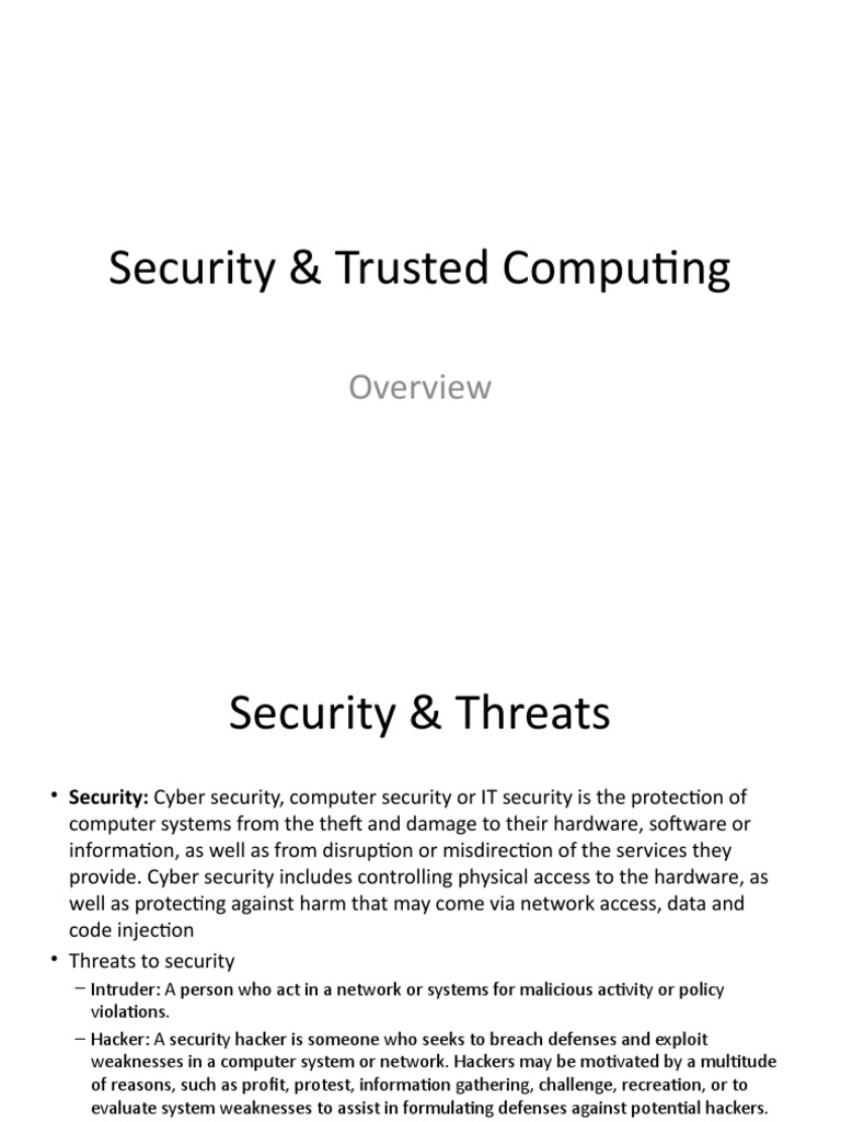 Security Trusted Computing Pdf Trusted Computing Computer Security 7959