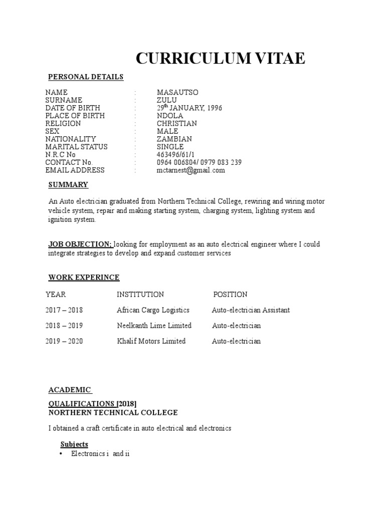 Curriculum Vitae 2 | PDF | Learning | Business