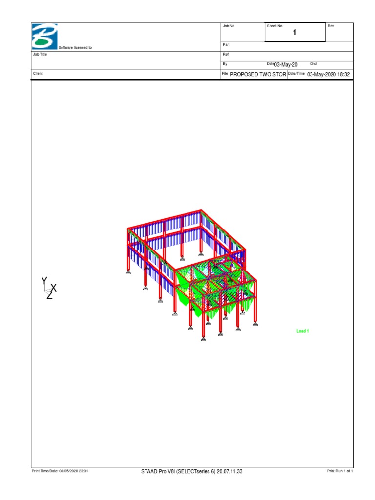 Proposed Design for a Two-Storey Commercial Building: Structural ...