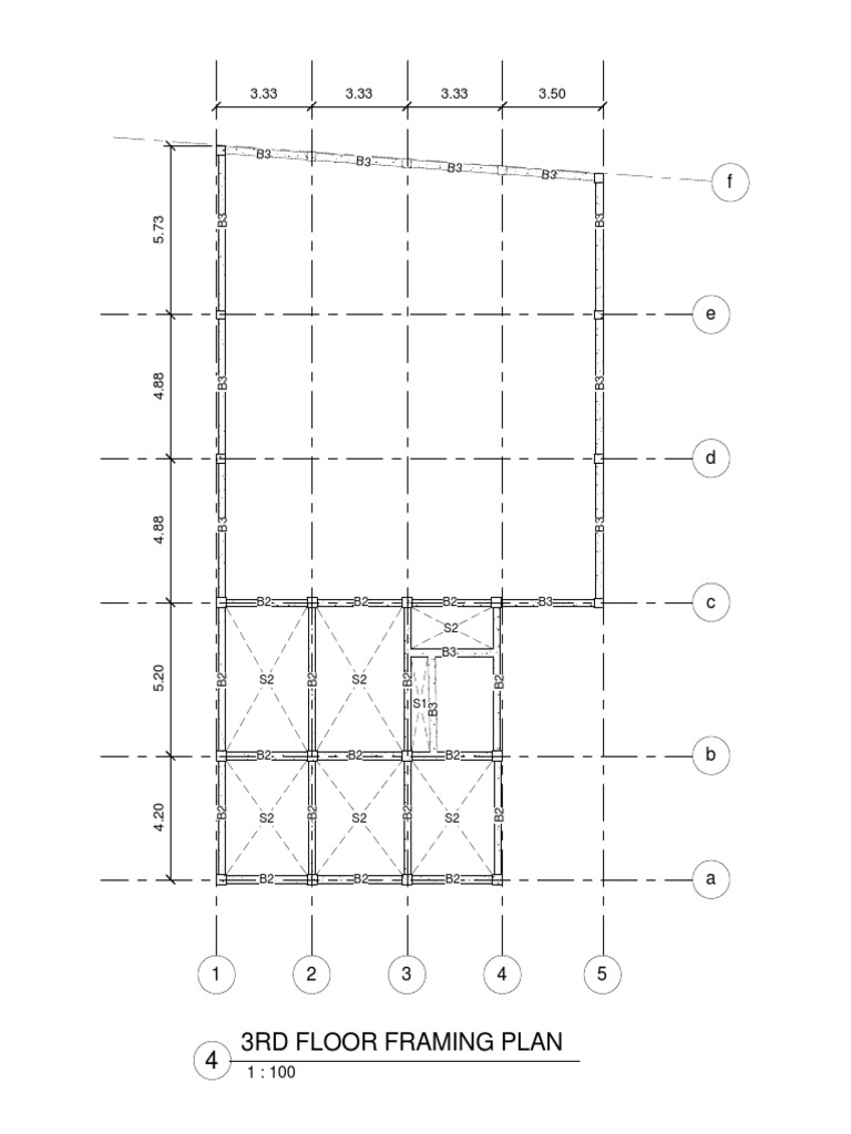 3RD Floor Framing Plan | PDF