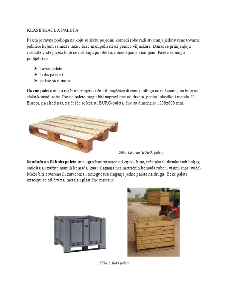 7 Klasifikacija Paleta PDF | PDF