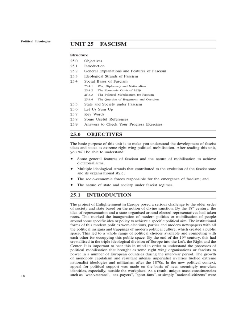 Fascism | PDF | Fascism | Nazi Germany