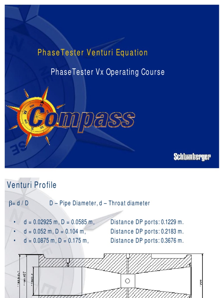 Understanding the Venturi Equation for Multiphase Flow Measurement ...