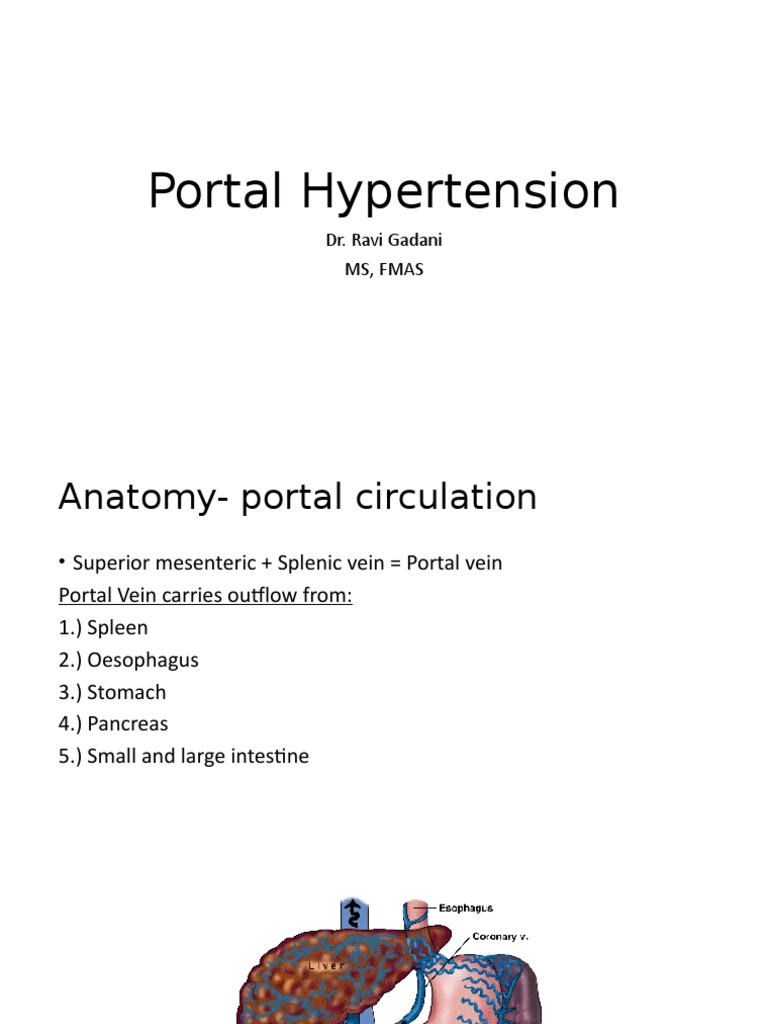 Portal Hypertension | PDF | Cirrhosis | Vein