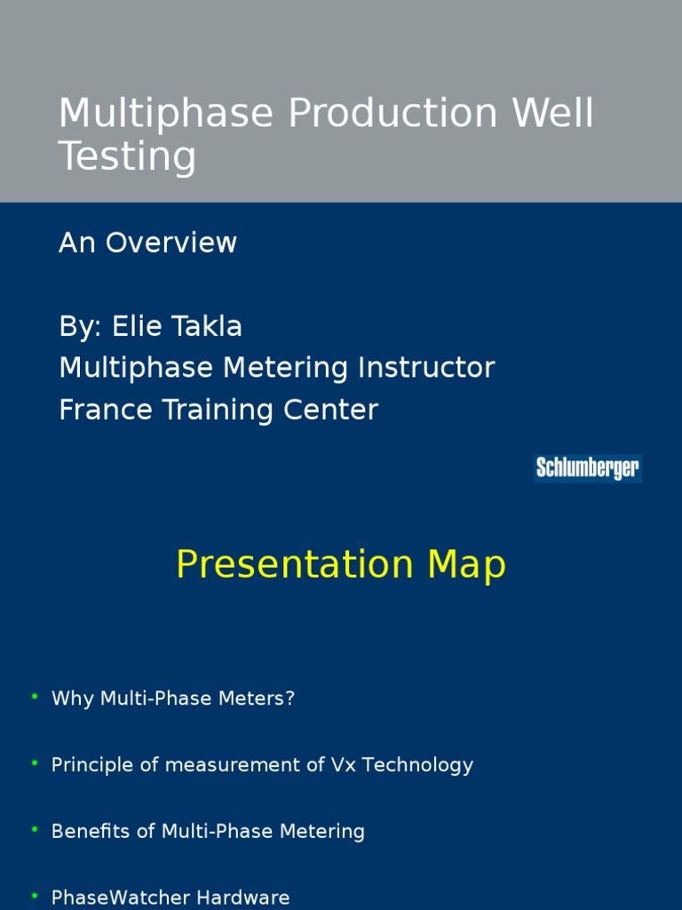 Multiphase Production Well Testing Overview | PDF | Flow Measurement ...