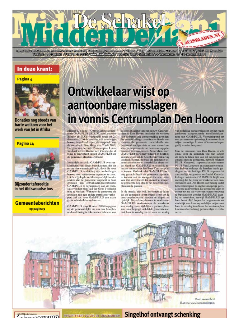 Schakel MiddenDelfland Week 52 | PDF