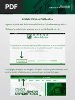 Guía Restablecimiento de Contraseña | PDF | Contraseña | Ventana (informática)