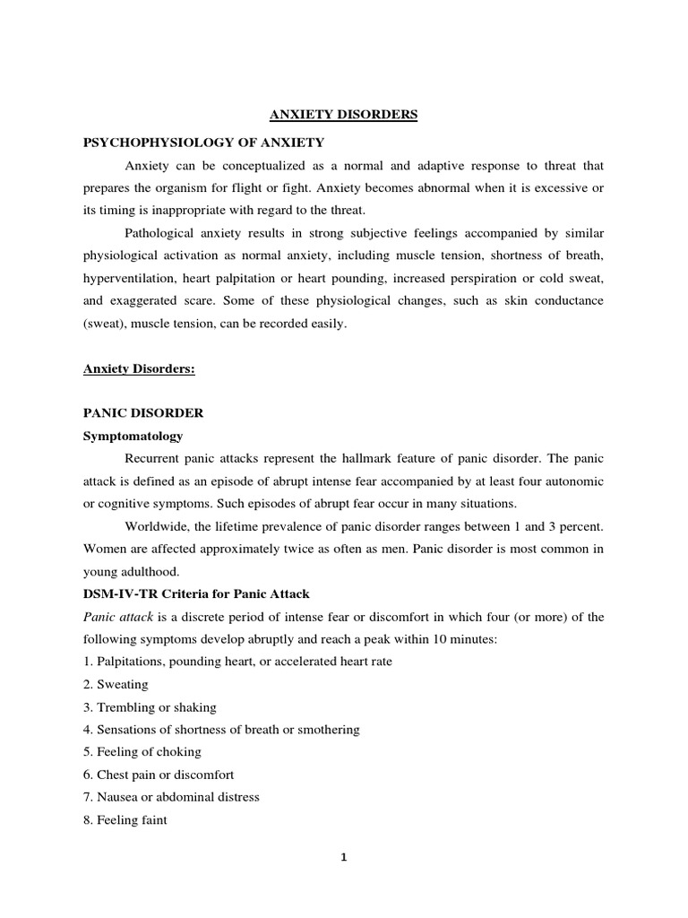 Module 7 Anxiety Disorders PDF | PDF | Obsessive–Compulsive Disorder ...
