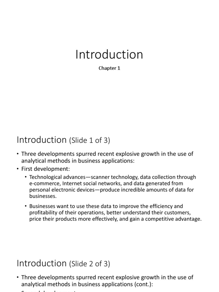 Camm 3e Ch01 PPT PDF | PDF | Predictive Analytics | Analytics
