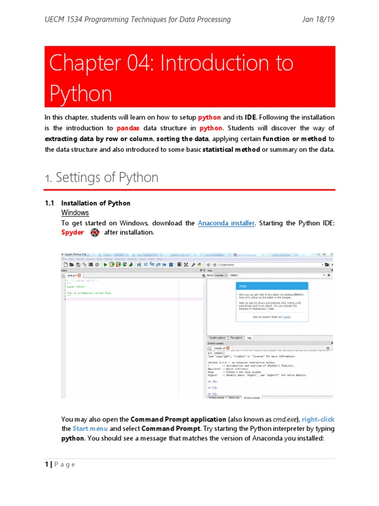 04 Introduction To Python 1 Pdf Boolean Data Type Computer Data 4564