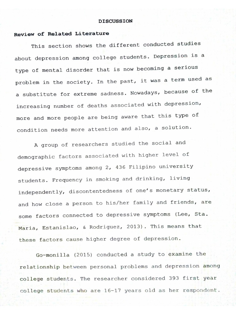 RRL SAMPLE (Body and Conclusion) | PDF