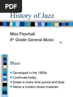 The History of Jazz Music | PDF | Jazz | English Language Music