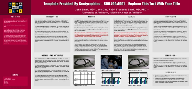 Genigraphics Poster Template 42x90C | PDF | Arial | Double Click