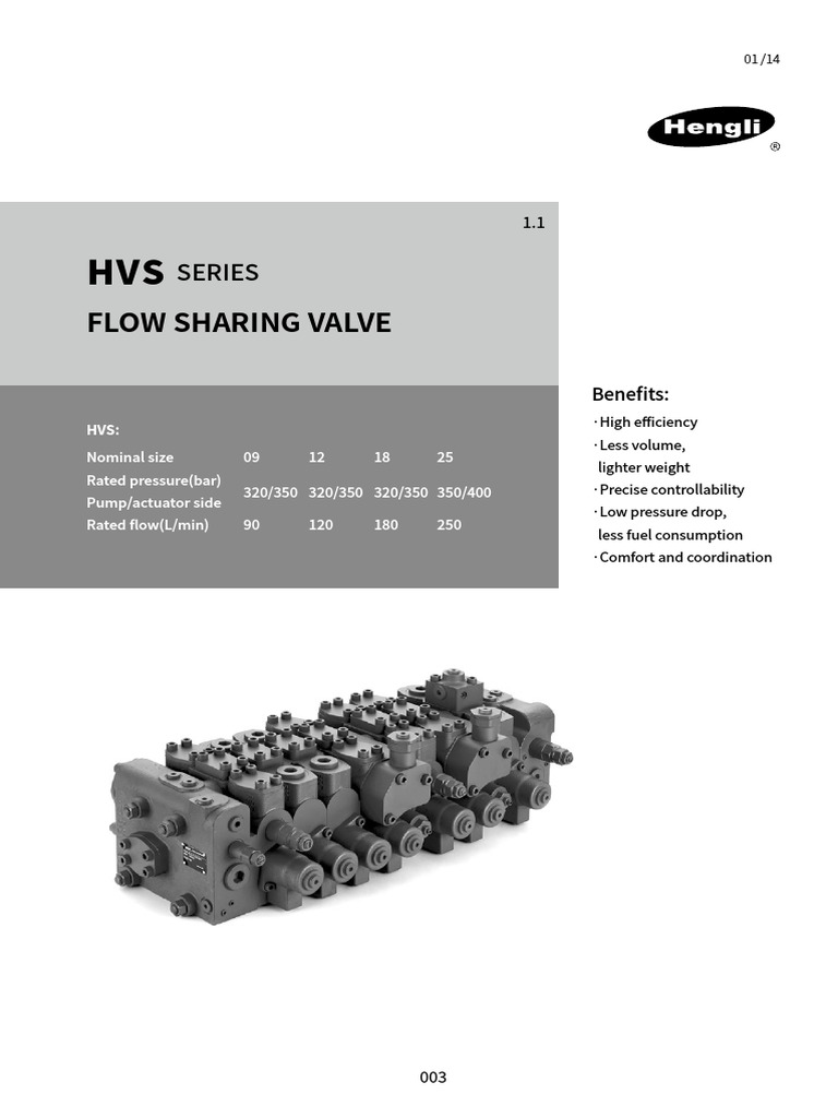 Flow Sharing Valve: Series | PDF | Valve | Continuum Mechanics
