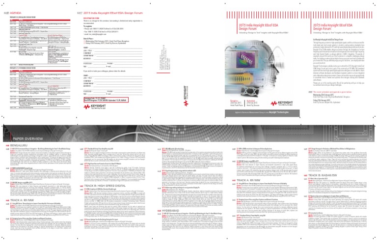 2015 India Keysight Eesof Eda Design Forum 2015 India Keysight Eesof ...